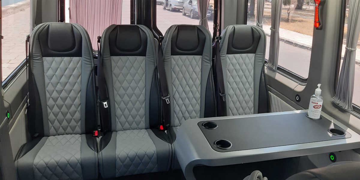 Black Mercedes Benz MINI BUS 8 - Corfubee